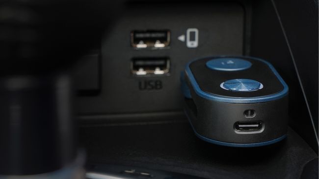 This Bluetooth travel adapter for flights lets two headphones connect ...