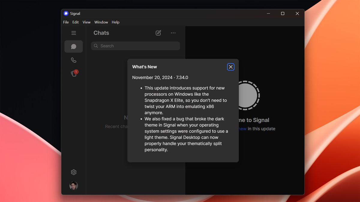 Signal Messenger for Windows is now Arm64-optimized | Windows Central