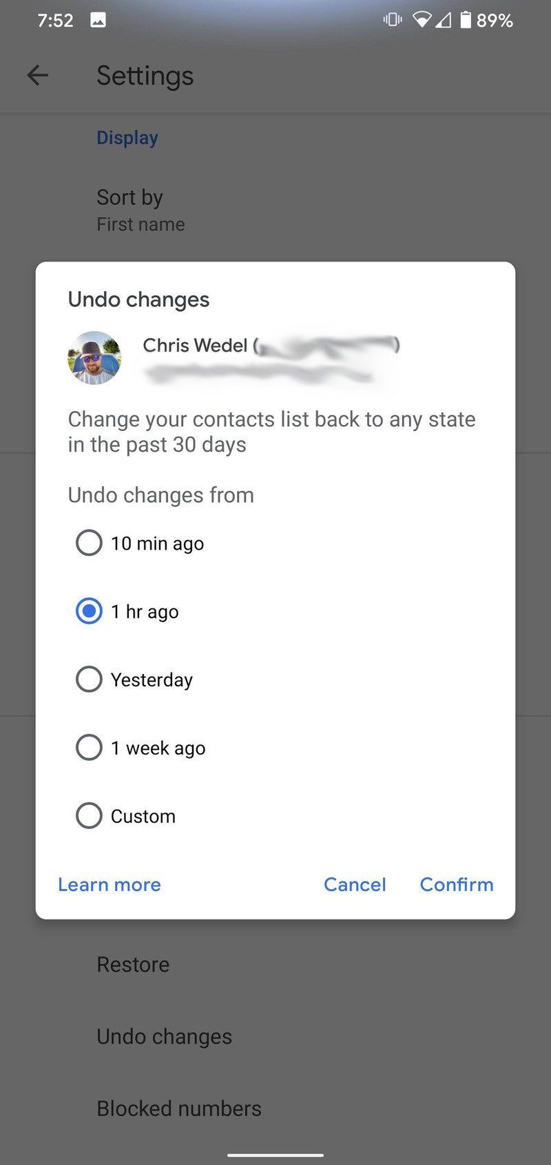 How to restore deleted contacts from your Google account | Android Central