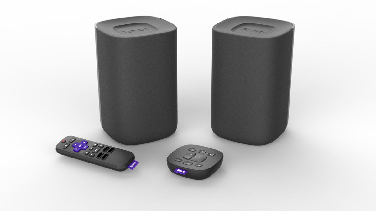 Roku TV Wireless Speakers seamlessly sync to your TV for stereo sound ...