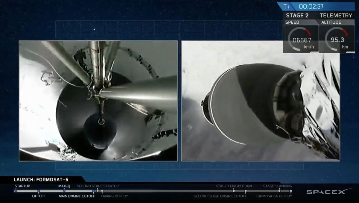 SpaceX Launches Formosat-5 Satellite, Lands Rocket (Photos) | Space