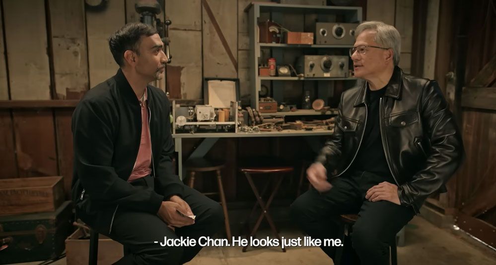 Nvidia CEO Suggests Jackie Chan Play Him in a Biopic | Tom's Hardware