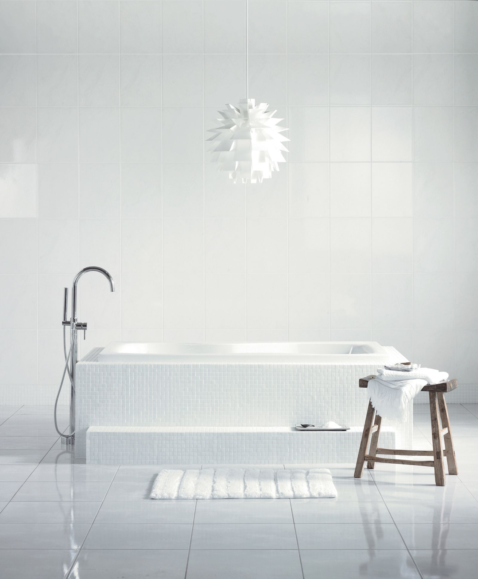 White bathroom tile ideas: 10 bathroom ideas with white tiles | Homes ...