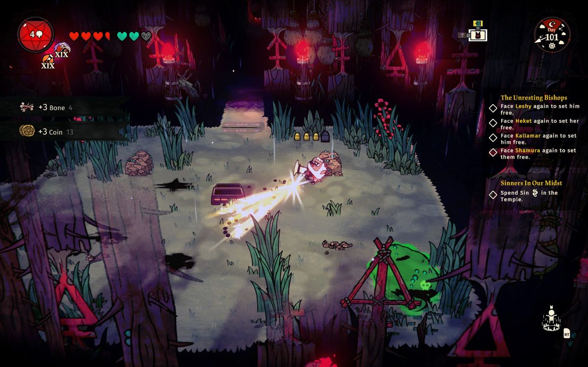 The Sexiest Thing In Cult Of The Lambs Big Sex Update Is A Demonic Blunderbuss Pc Gamer