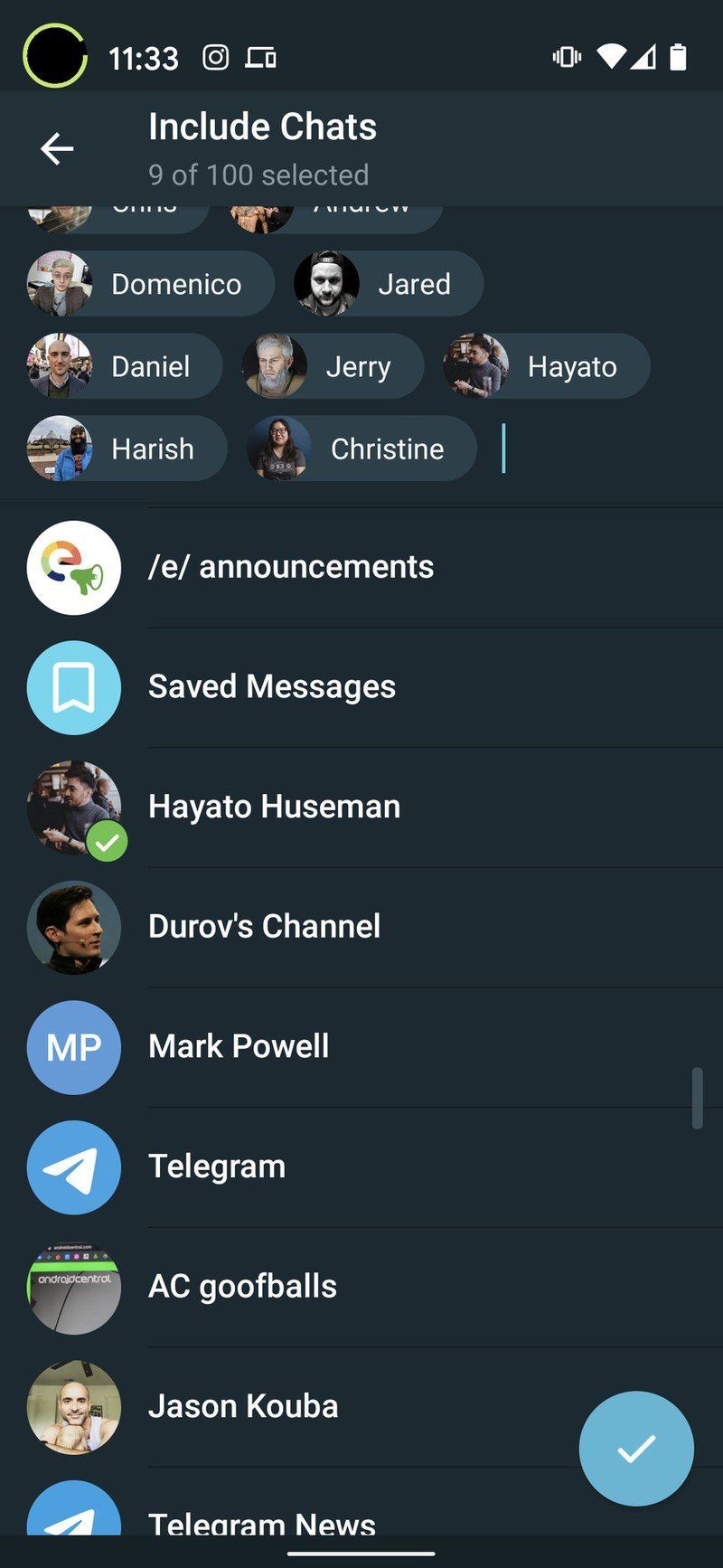 How to create chat folders in Telegram | Android Central