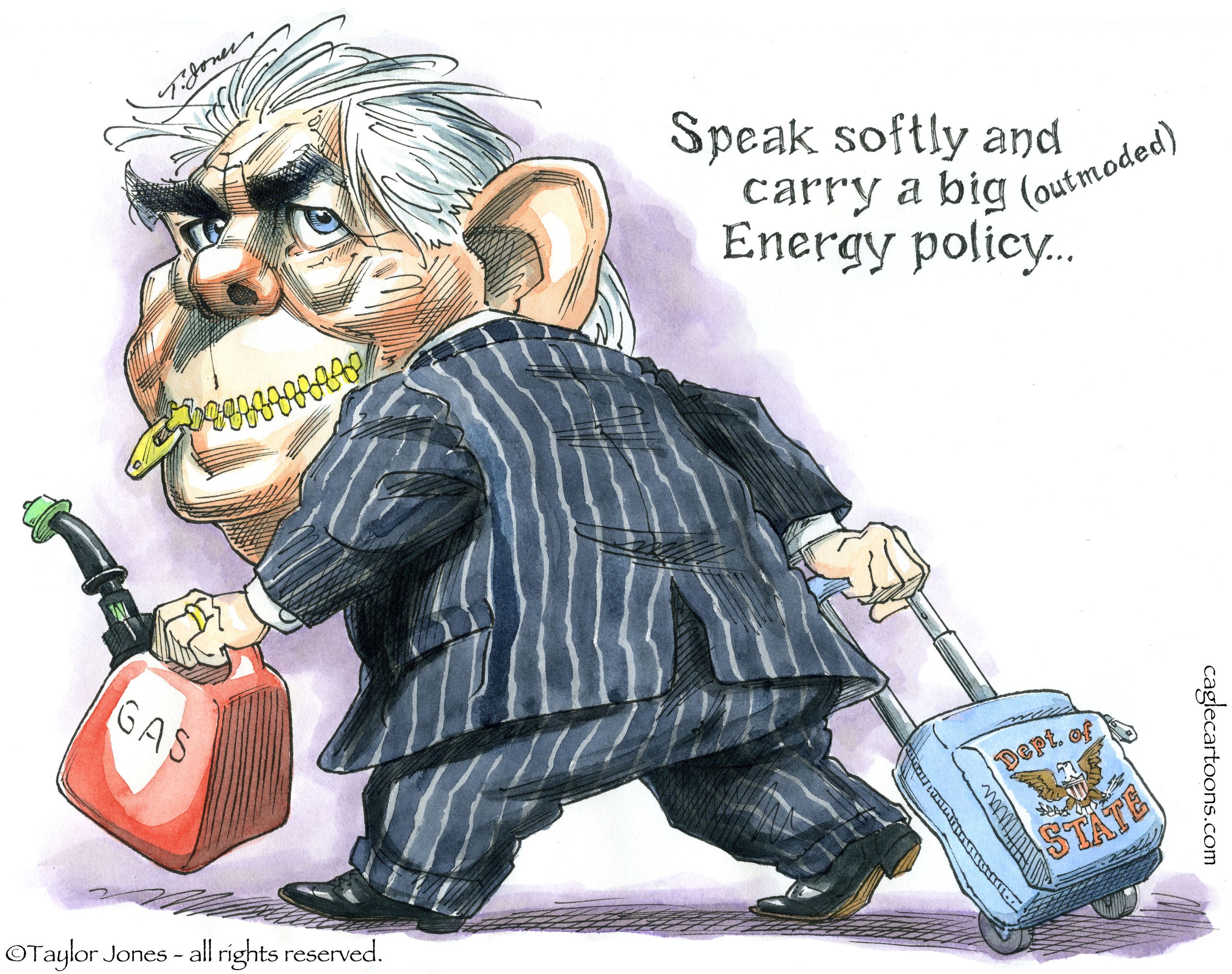 Political Cartoon U.S. Rex Tillerson Trump Exxon State Department ...
