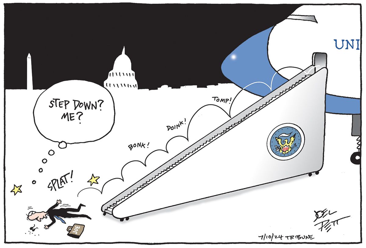5 hilarious cartoons about the calls on Biden to drop out | The Week