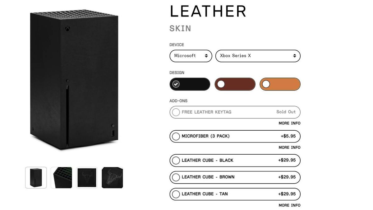 Xbox Series X now comes in leather – if you’re into that | TechRadar