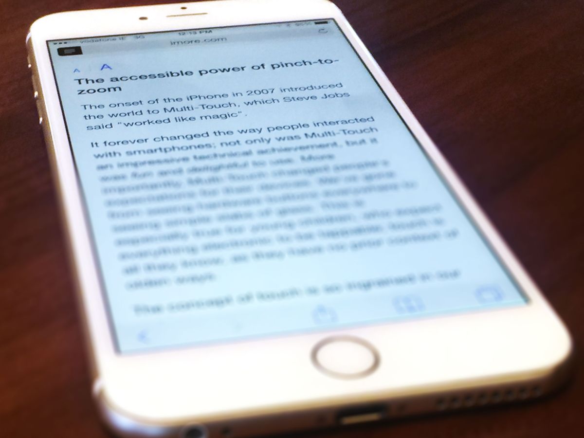 Safari Reader view and instant accessibility | iMore