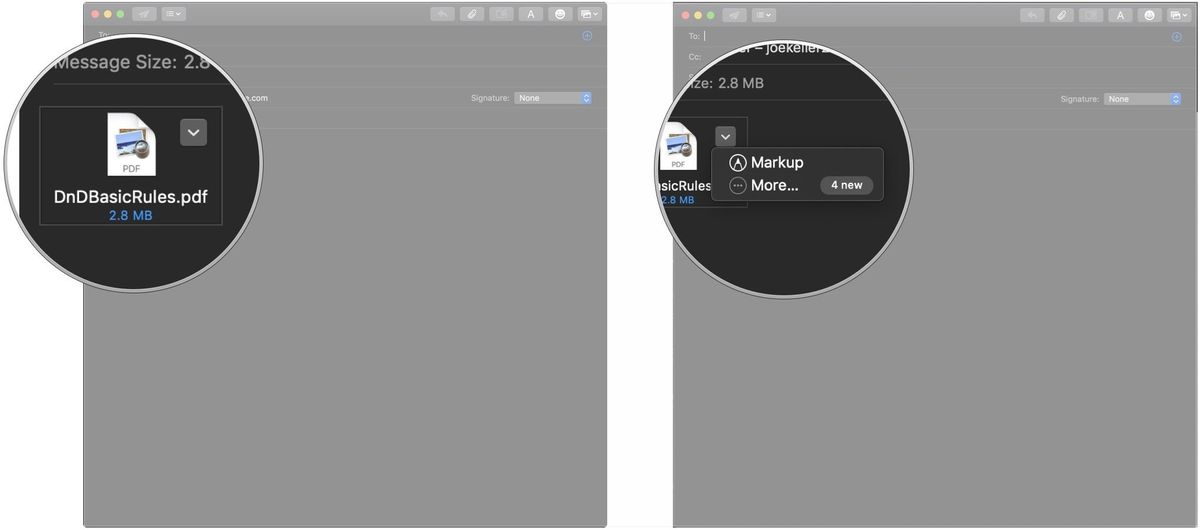 How to mark up email attachments in the Mail app on Mac | iMore