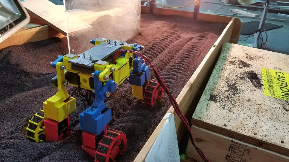 Future Mars and moon rovers may paddle their way out of sand traps | Space