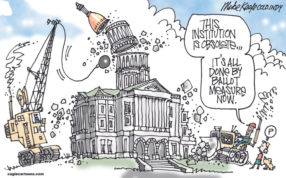 Political cartoon U.S. State Legislature 2016 | The Week