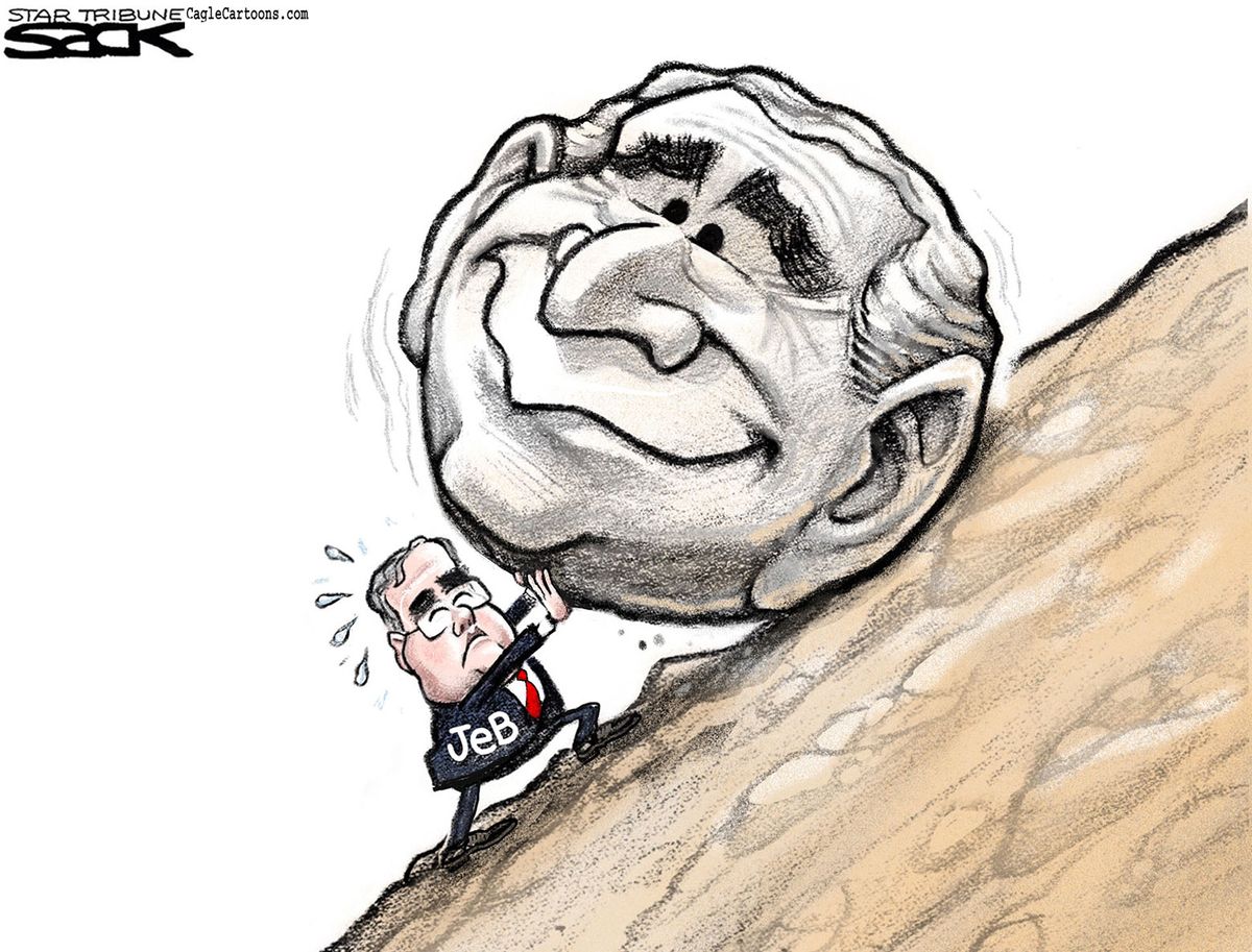 Political cartoon U.S. Jeb Bush 2016 | The Week