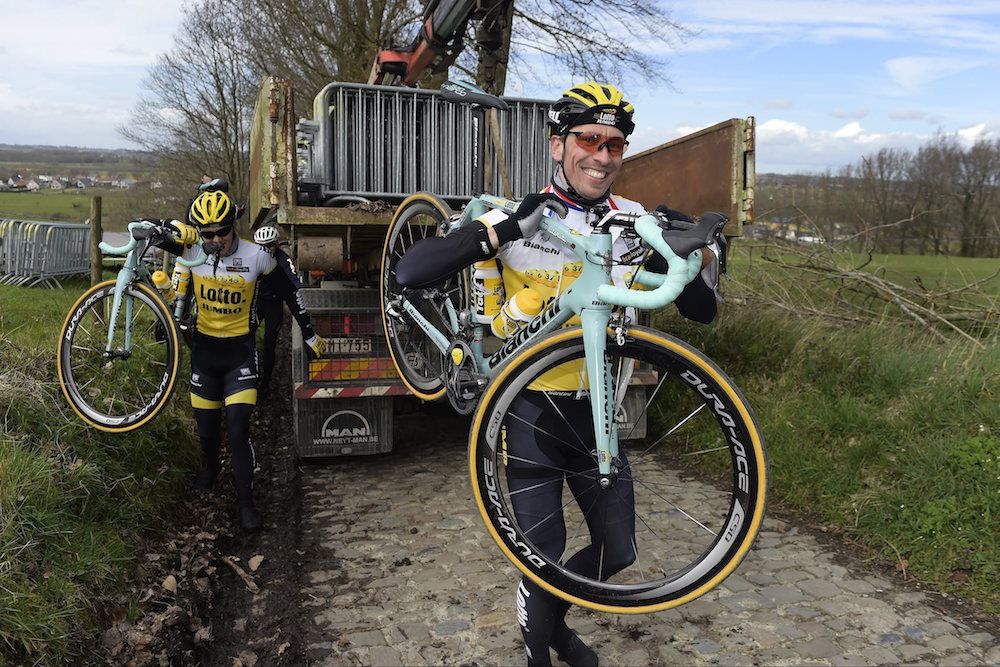 Gallery: Teams in training for the Tour of Flanders | Cycling Weekly