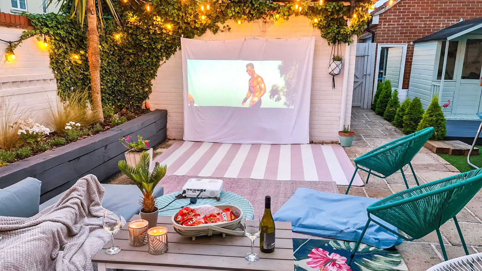Create a DIY outdoor cinema to keep your family entertained this ...