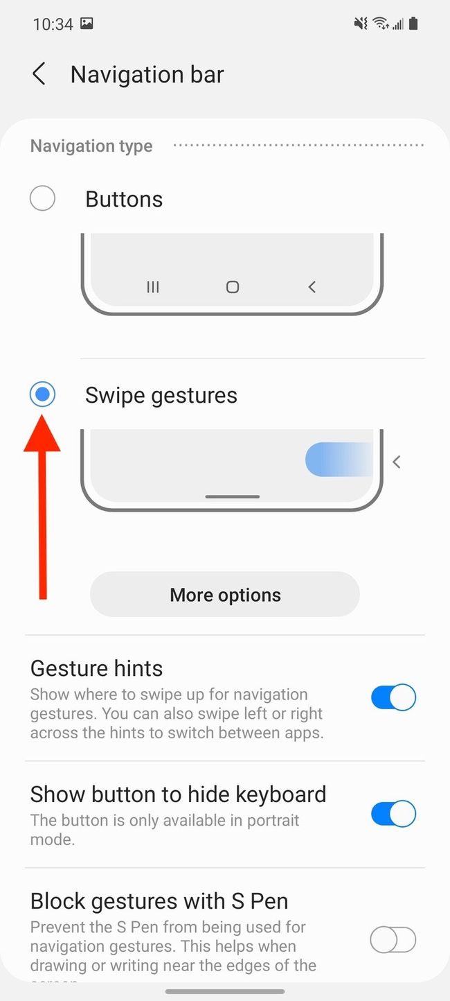 How to activate & change navigation gestures on Samsung Galaxy phone ...