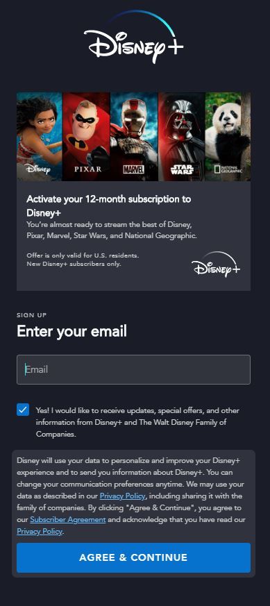 How to sign up for Disney Plus with a subscription card | Windows Central