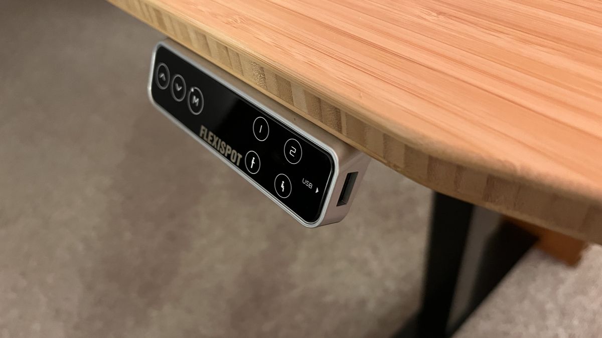 FlexiSpot E7 frame + Bamboo series standing desk | TechRadar