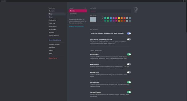 How to create roles and set permissions on your Discord server ...