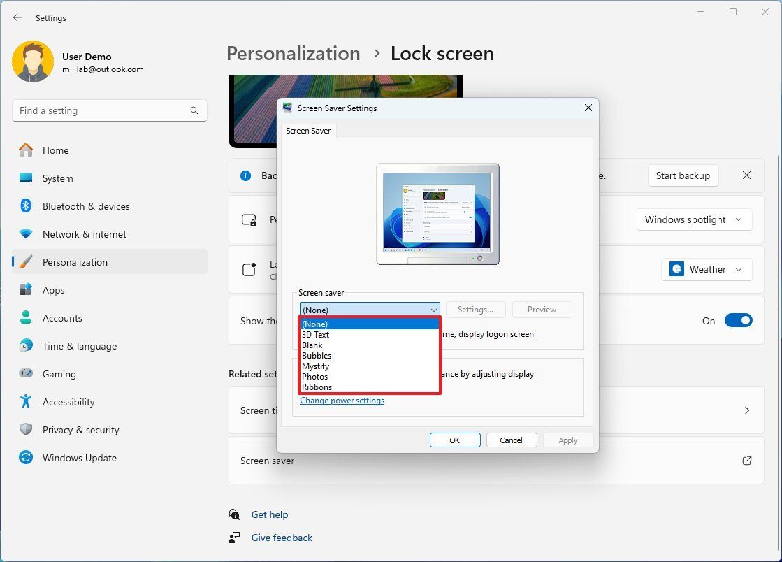 How to enable screen saver on Windows 11 | Windows Central