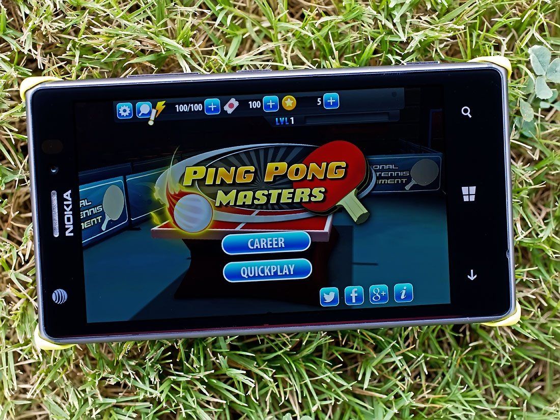 Ping Pong Masters, a fast paced table tennis game for Windows Phone ...