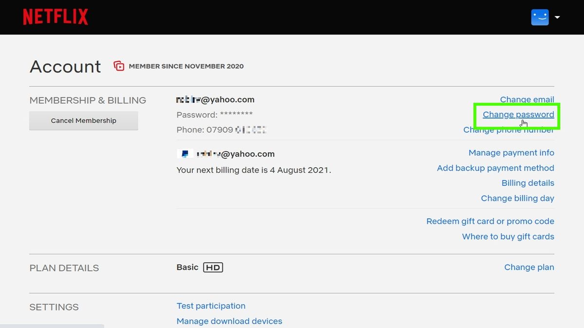 How to change your Netflix password | Tom's Guide