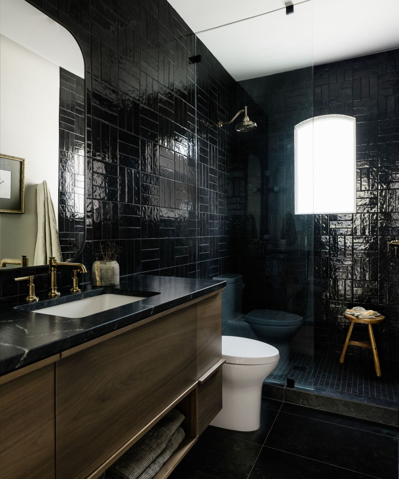 Moody shades and soft neutrals brought this home up to date | Homes and ...