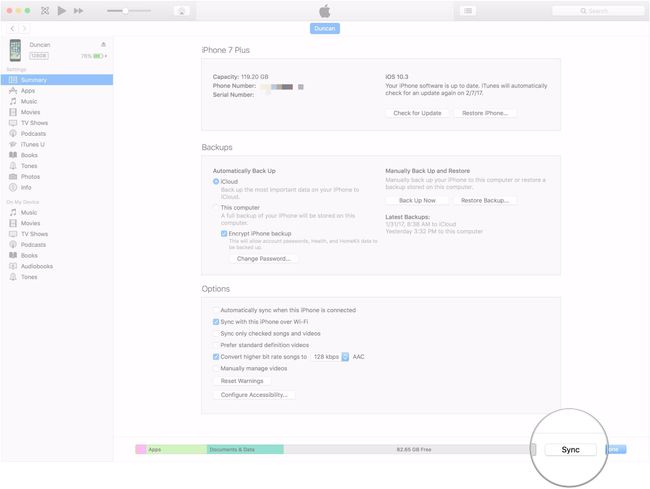 How to sync your iPhone or iPad to iTunes | iMore