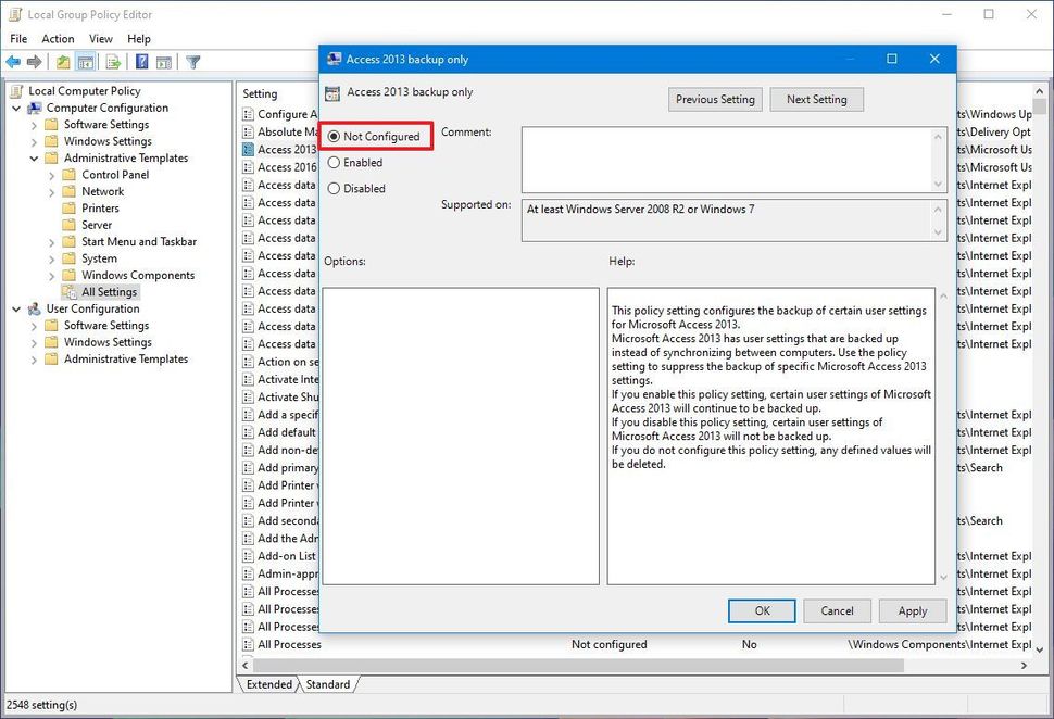 Windows 10 reset all Local Group Policy settings process | Windows Central