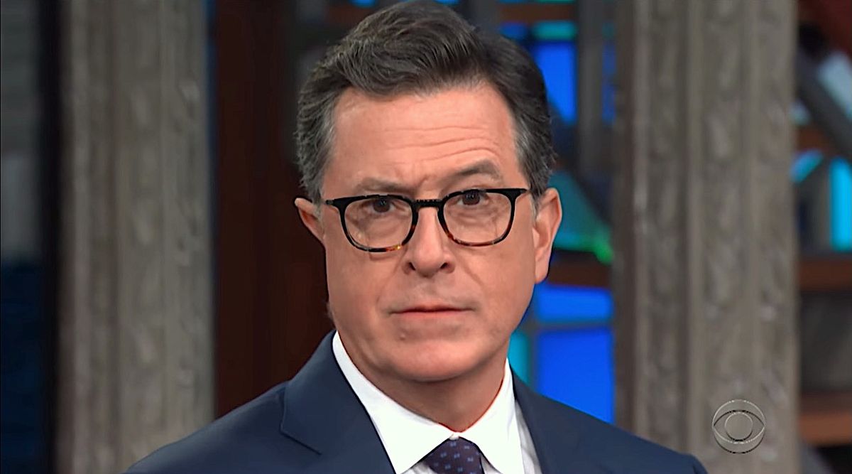 Stephen Colbert rolls his eyes at Trump's 'caravan origin story fan ...