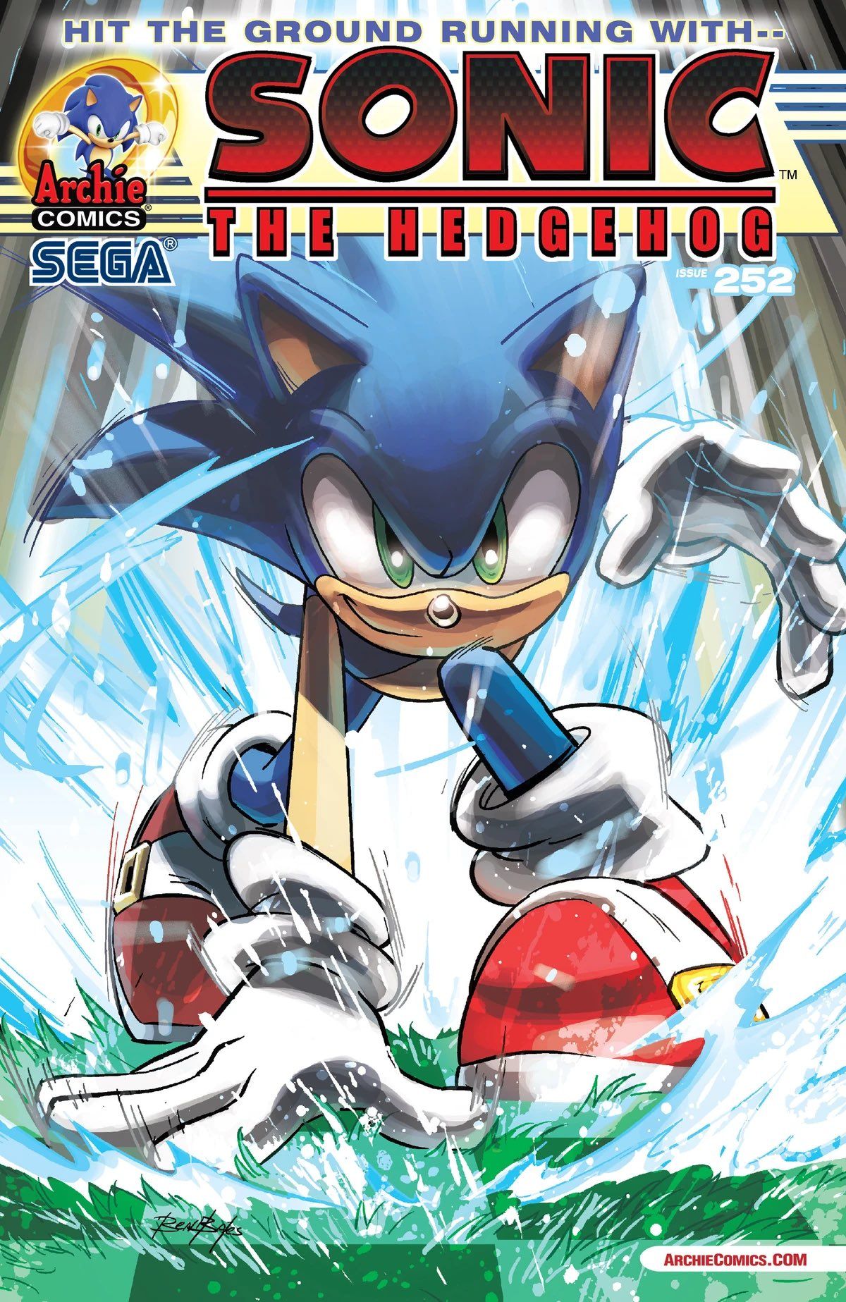 I never realised Sonic the Hedgehog comic covers were this weird ...