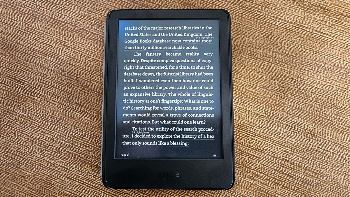 Amazon Kindle (2022) review: The e-reader for most | Tom's Guide