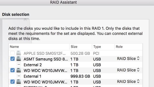 How to manage disk sets and RAID arrays in macOS Sierra | TechRadar