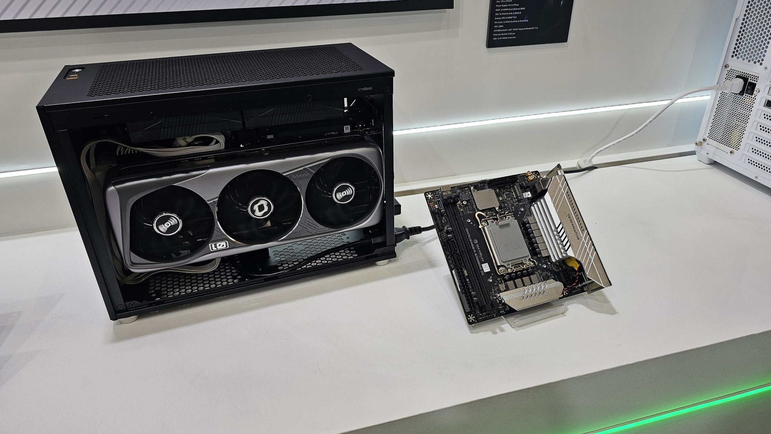 Maxsun's new mini-ITX motherboard puts the GPU slot on its backside ...
