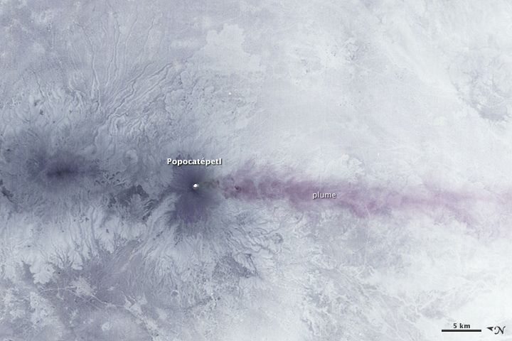 Images of Mexico's Popocatepetl Volcano Erupting | Live Science