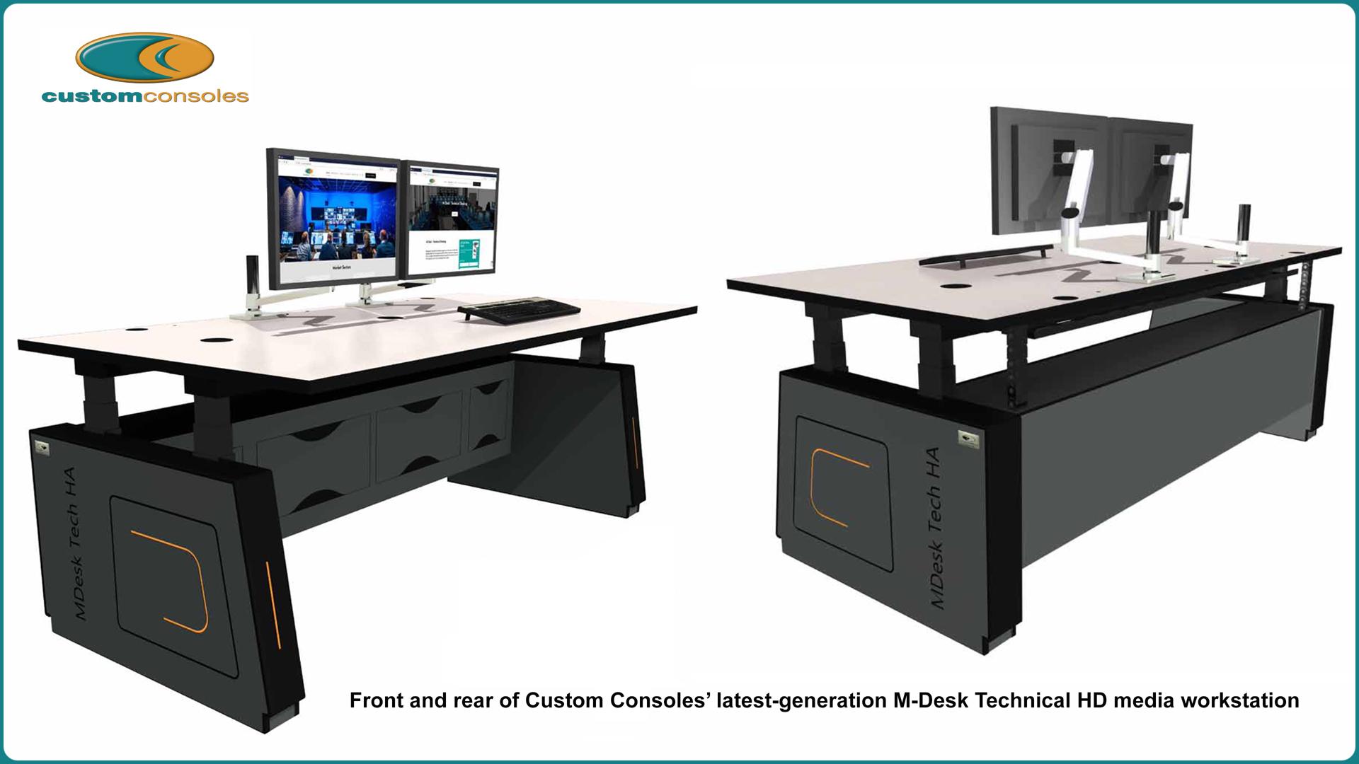 Custom Consoles Unveils M-Desk Refinements | TV Tech