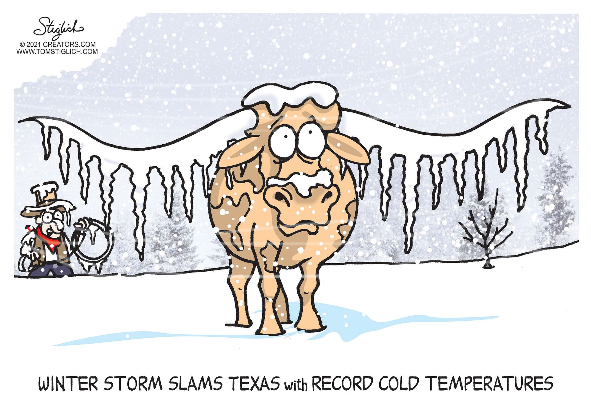 Editorial Cartoon U.S. Texas winter storm | The Week