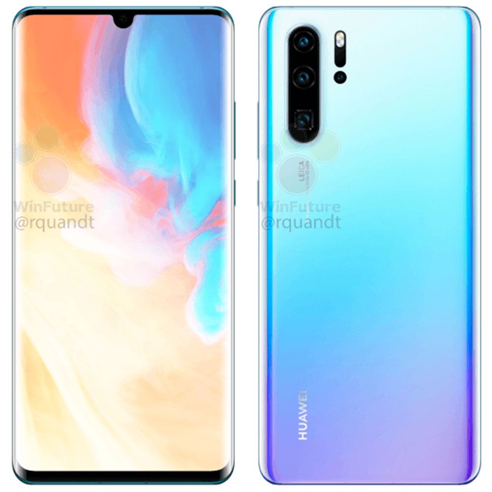 Huawei P30 Pro leak provides first look at phone's four rear cameras ...