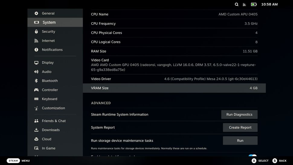How to increase minimum VRAM on Steam Deck with UMA Frame Buffer Size ...