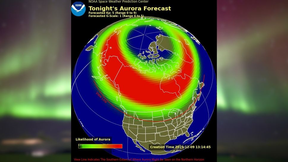 Northern lights may be visible in 15 states Dec. 9 | Space