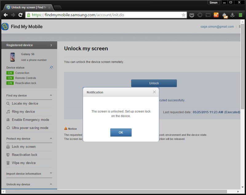 What to do if you forgot your Samsung Galaxy S6 lock screen password ...