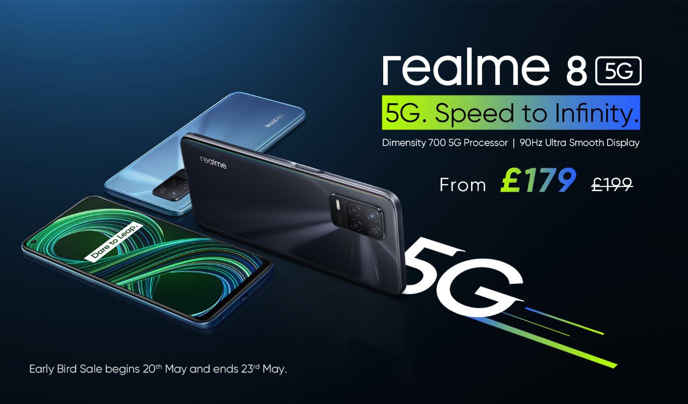 realme launches the UK’s cheapest 5G phone at just £179 | 5Gradar