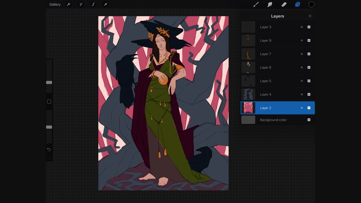 How to draw a dramatic figure in Procreate | Creative Bloq