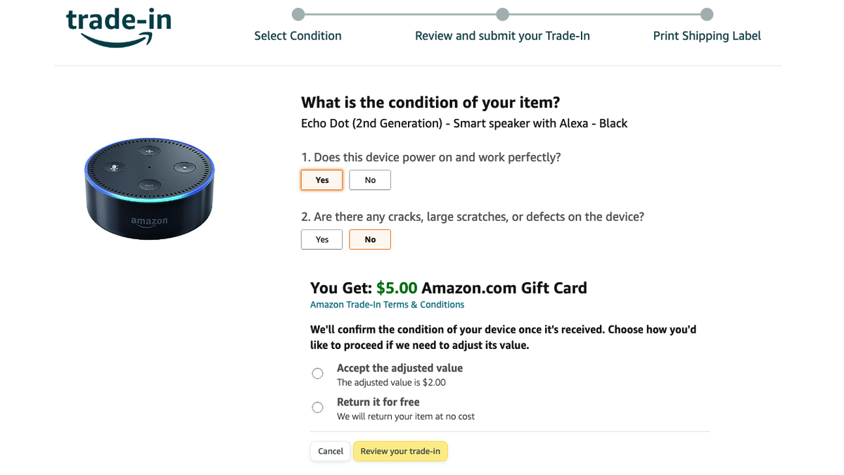 How to trade in Echo devices for Amazon gift cards | Tom's Guide