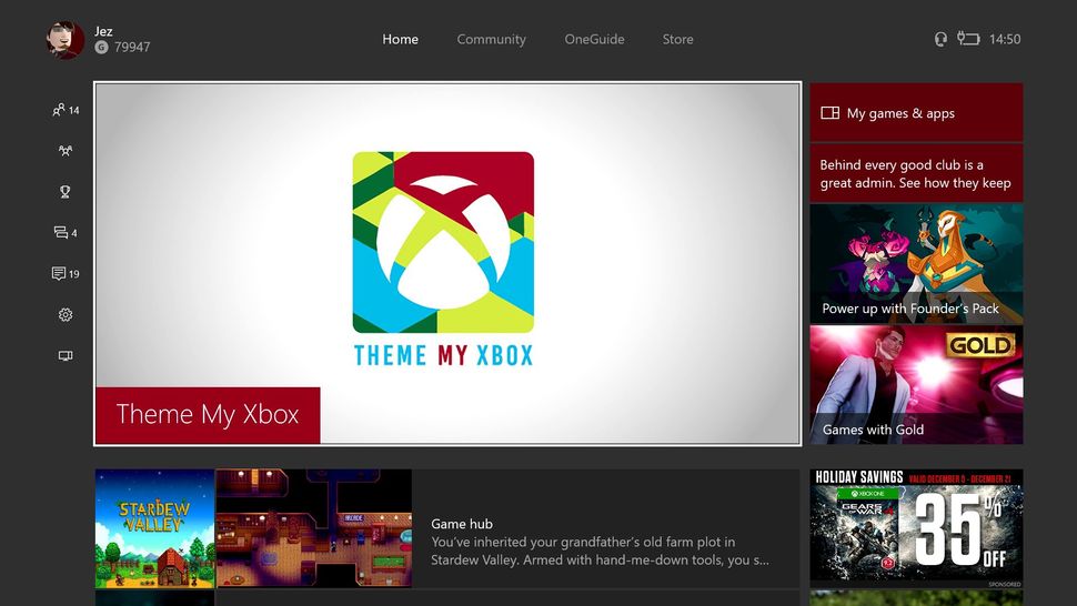 Get custom backgrounds for your Xbox One easily with Theme My Xbox ...