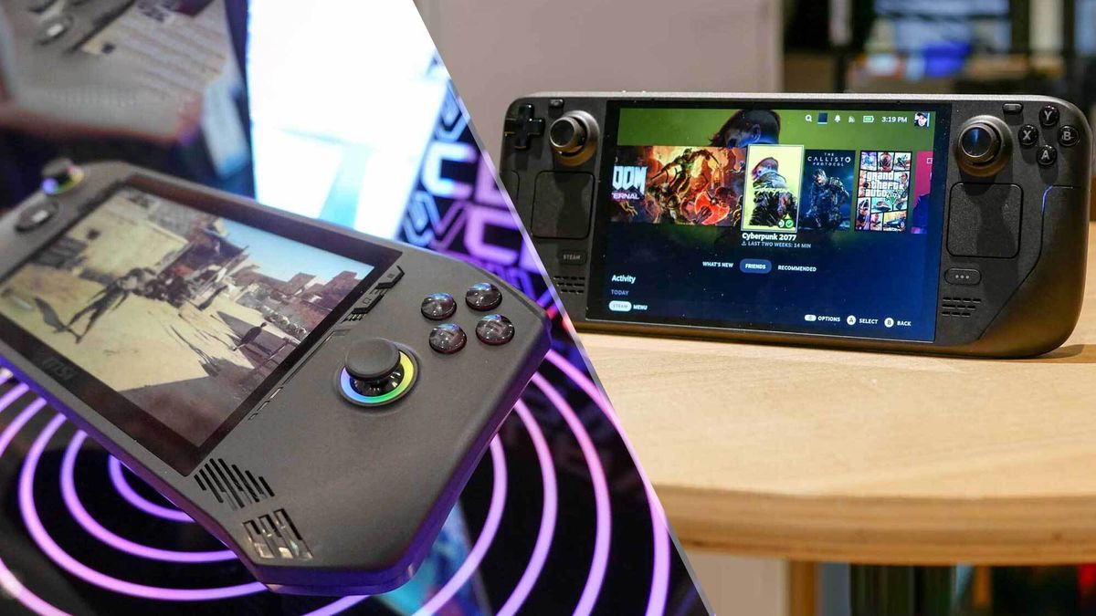MSI Claw vs Steam Deck OLED: Which gaming handheld could win? | Tom's Guide