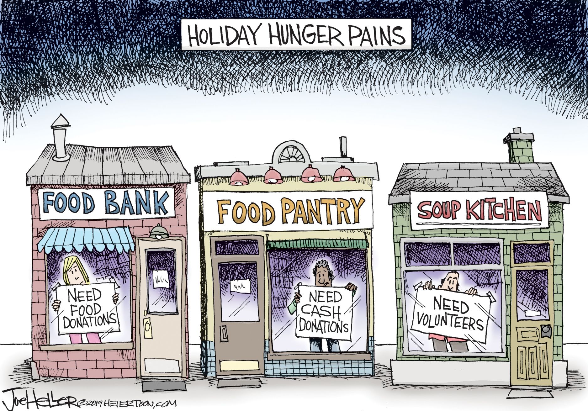 Editorial Cartoon U.S. Holiday Hunger Pains | The Week