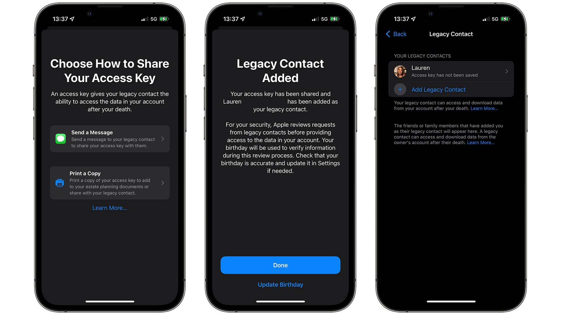 How To Add A Legacy Contact In IOS 15 3 To Pass On Your IPhone Data 