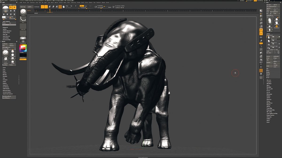 How to sculpt and paint a warrior beast in ZBrush and Photoshop ...