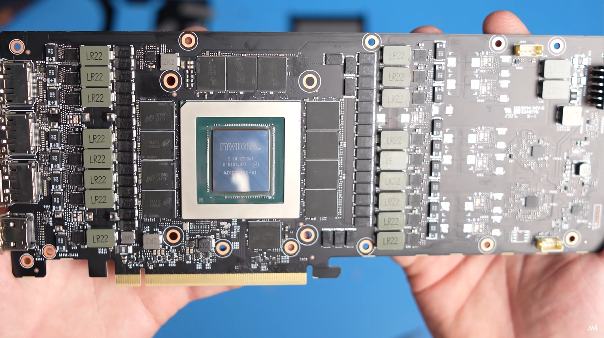 Blower-style RTX 4090 48GB teardown reveals dual-sided memory ...